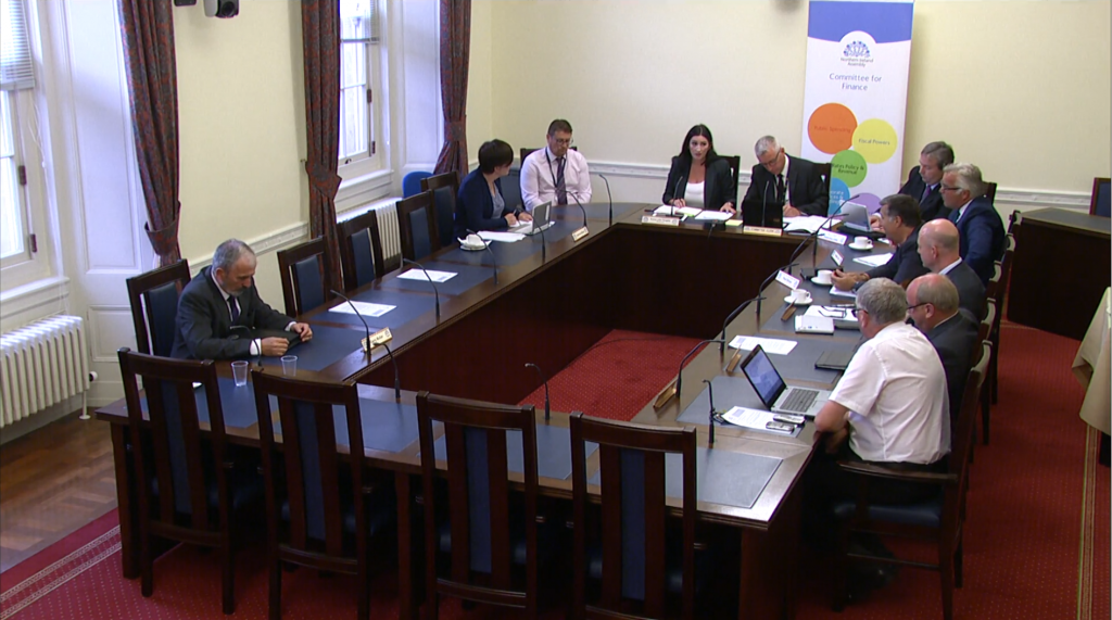 Committee for Finance Meeting - 23 August 2016 - Northern Ireland ...