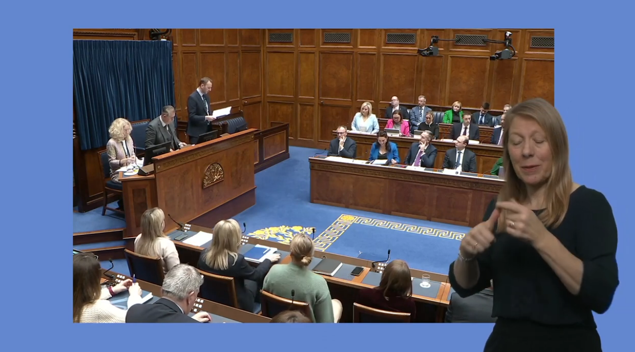 Plenary Session - 6 February 2024 with BSL - Northern Ireland Assembly TV