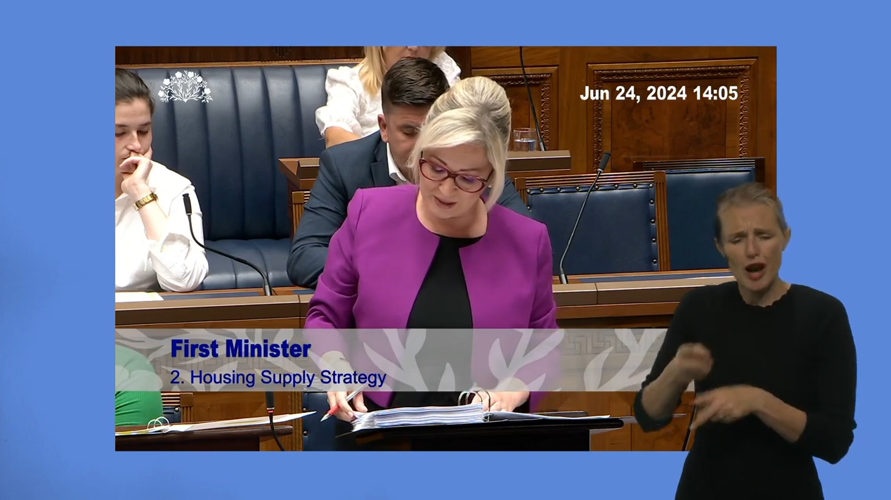 Question Time: Executive Office, Monday 24 June 2024 with BSL ...