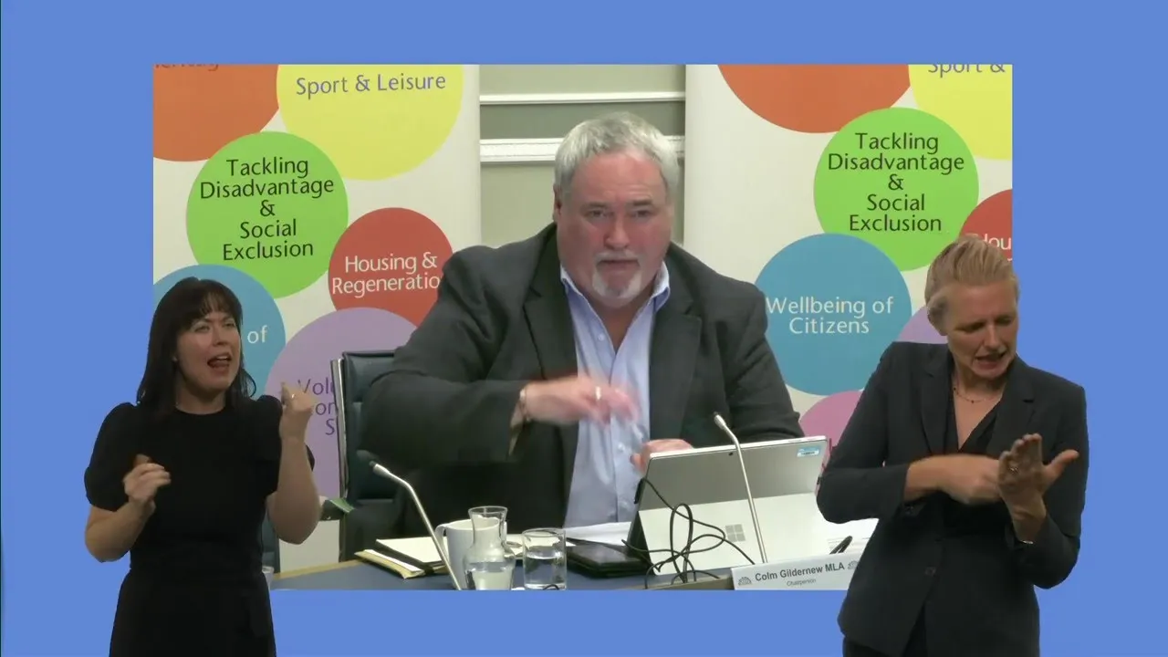 Committee for Communities - Sign Language Bill Oral briefing. Thursday ...